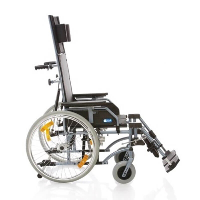 Carucior cu rotile pliabil cu structura din aluminiu vopsit CP810