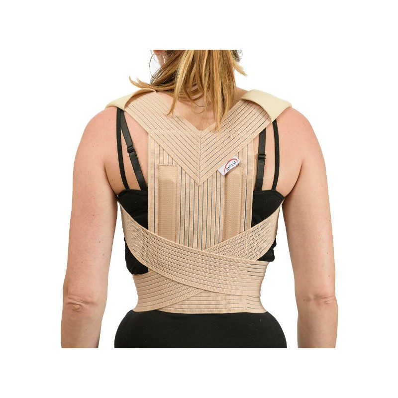 Orteza pentru corectarea pozițiilor vicioase ale coloanei toracale, bej ...